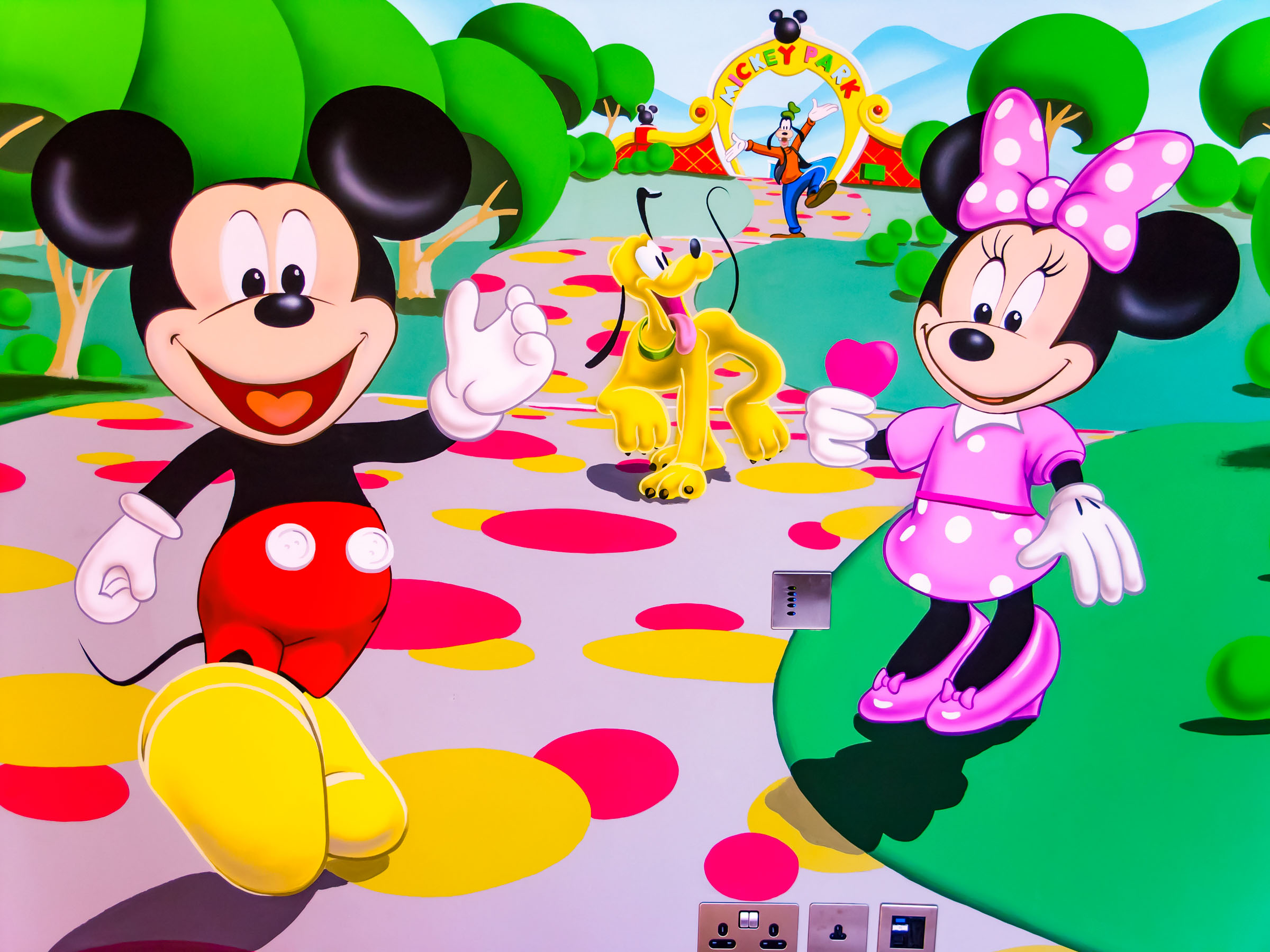 Mickey Mouse Clubhouse Mural | Sacredart Murals